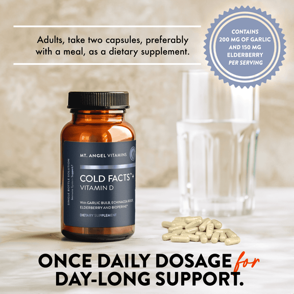 COLD FACTS + D CAPS 60CT – Mt. Angel Vitamins
