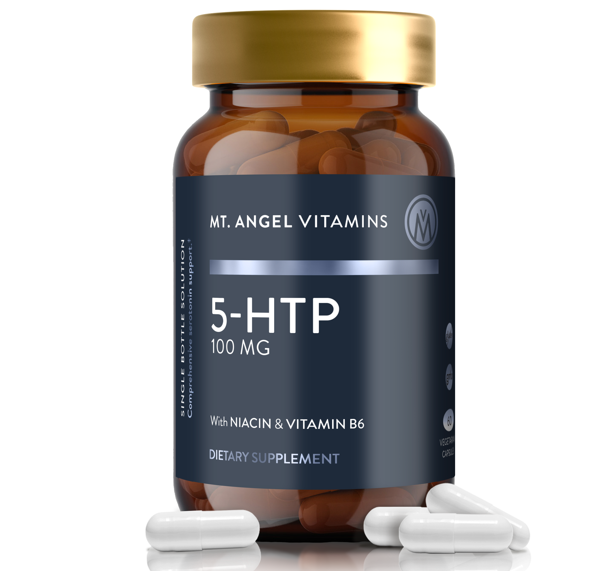 5-HTP 100MG CAPS 30CT. – Mt. Angel Vitamins