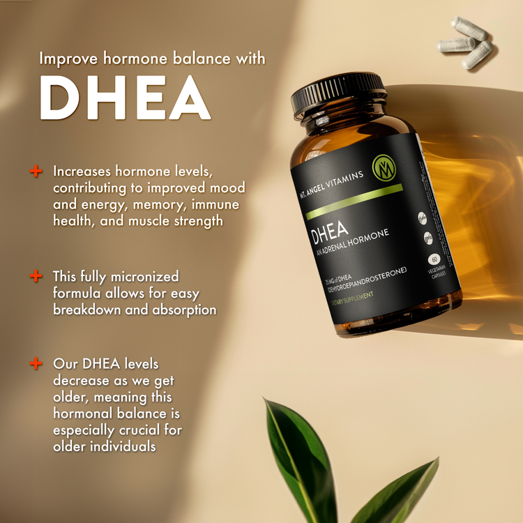 Pure DHEA 25mg - DHEA Supplement for Men + Women - Supplement to Help ...