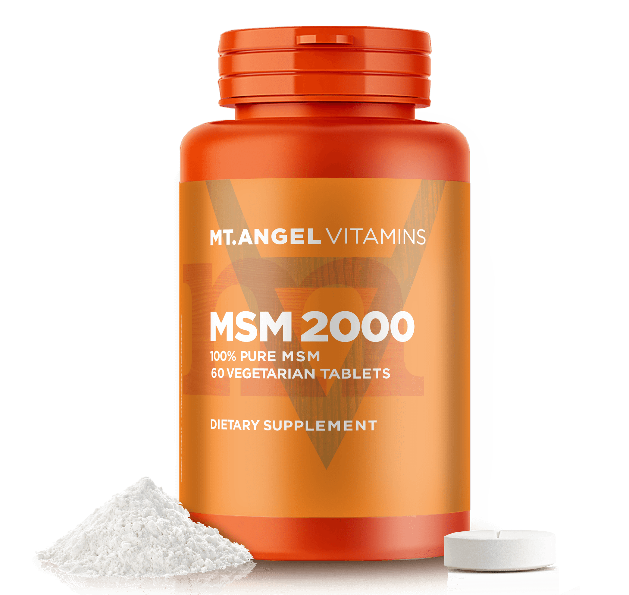MSM 2000 TABS 60CT – Mt. Angel Vitamins