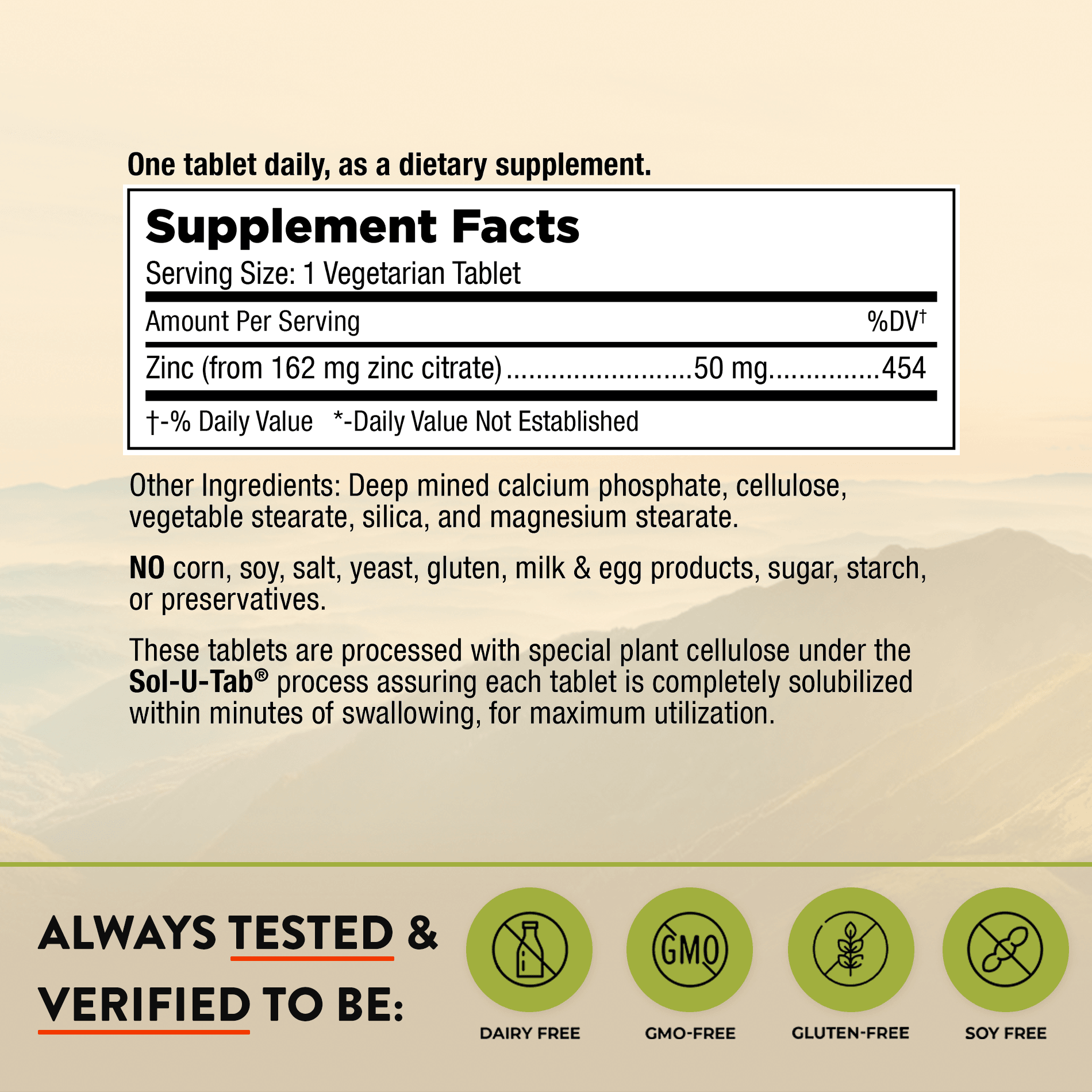 Advanced Zinc Citrate Chelate 50mg - Optimal Immune Support & Wellness ...